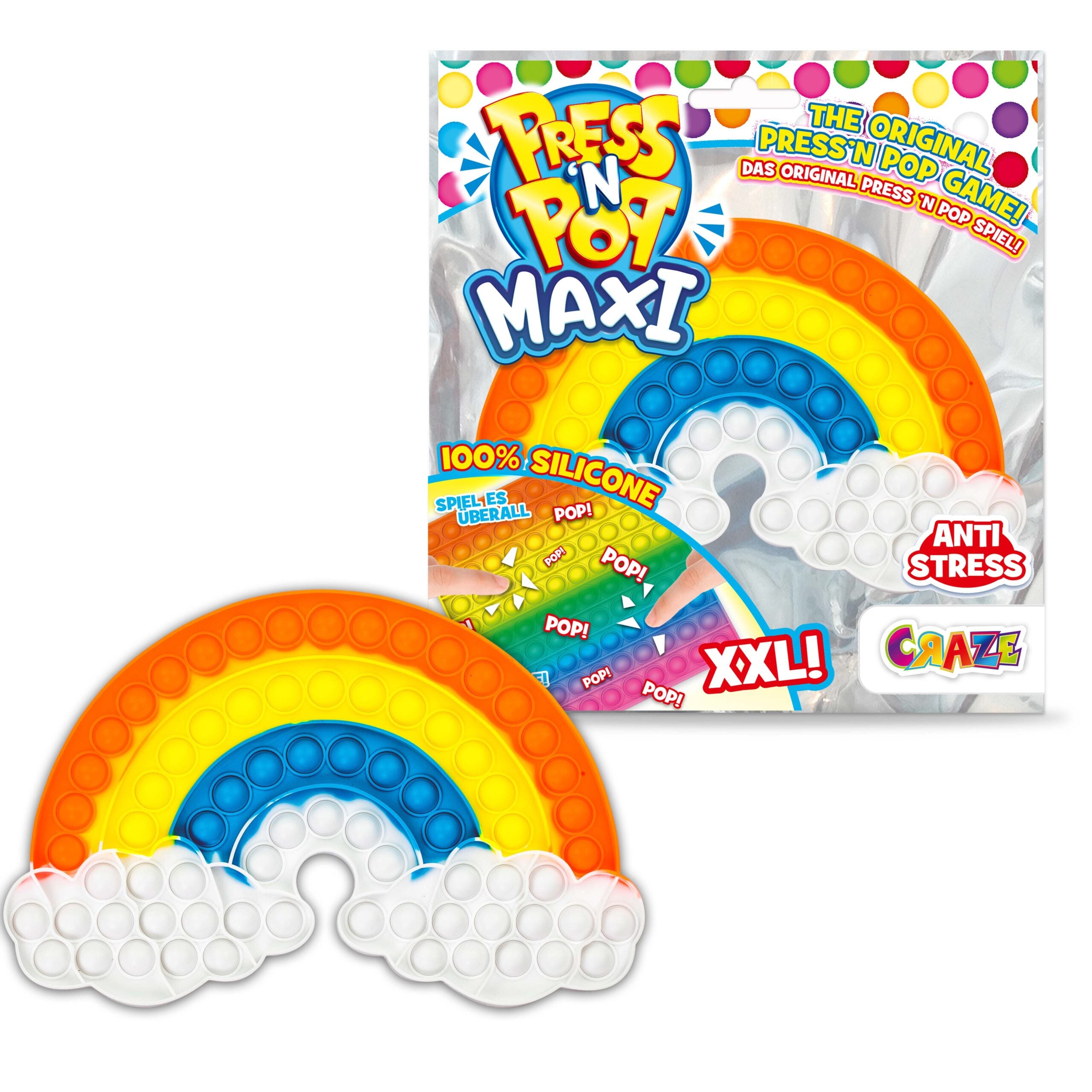 PRESS'N POP - Maxi Regenbogen – CRAZE TOYS