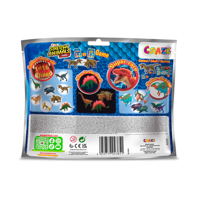 STRETCHY ANIMALS - Dinosaurs – CRAZE TOYS