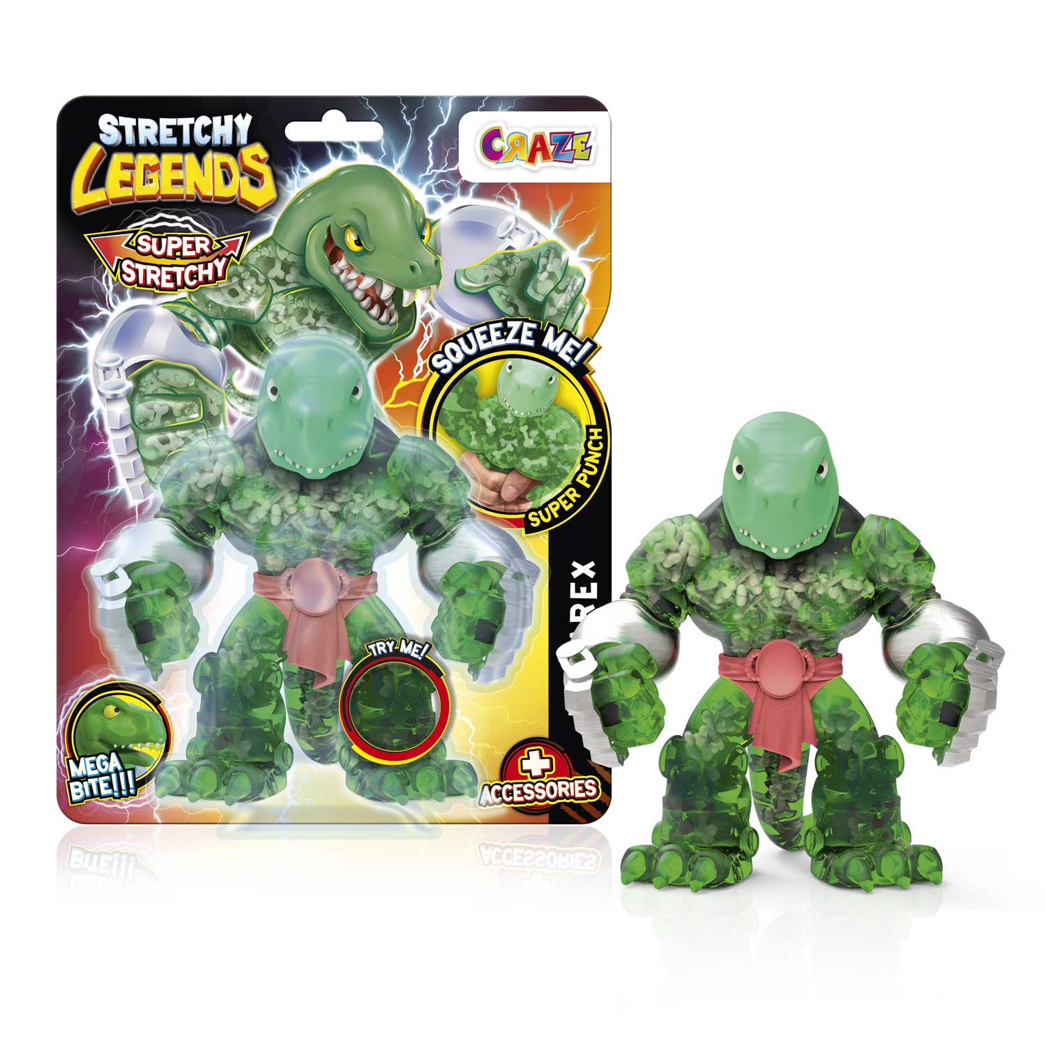 STRETCHY LEGENDS - Megarex – CRAZE TOYS