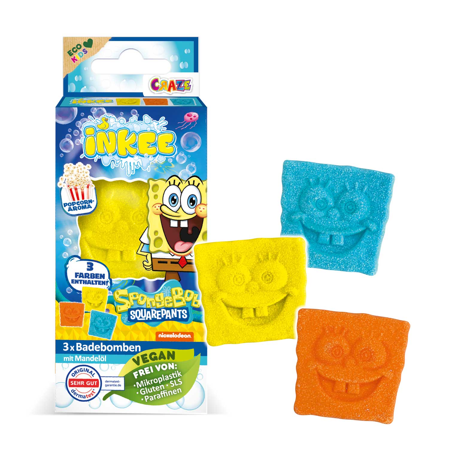 INKEE - 3-Pack Box SpongeBob – CRAZE TOYS