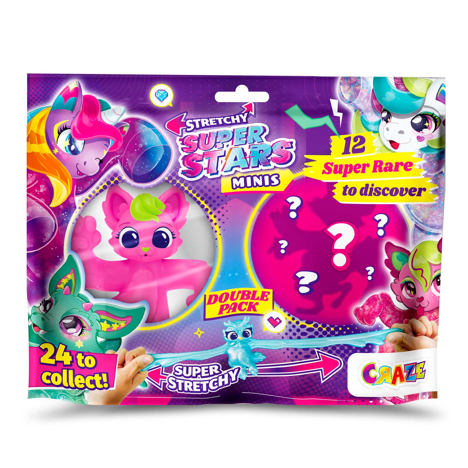 STRETCHY SUPERSTARS - Minis Double – CRAZE TOYS