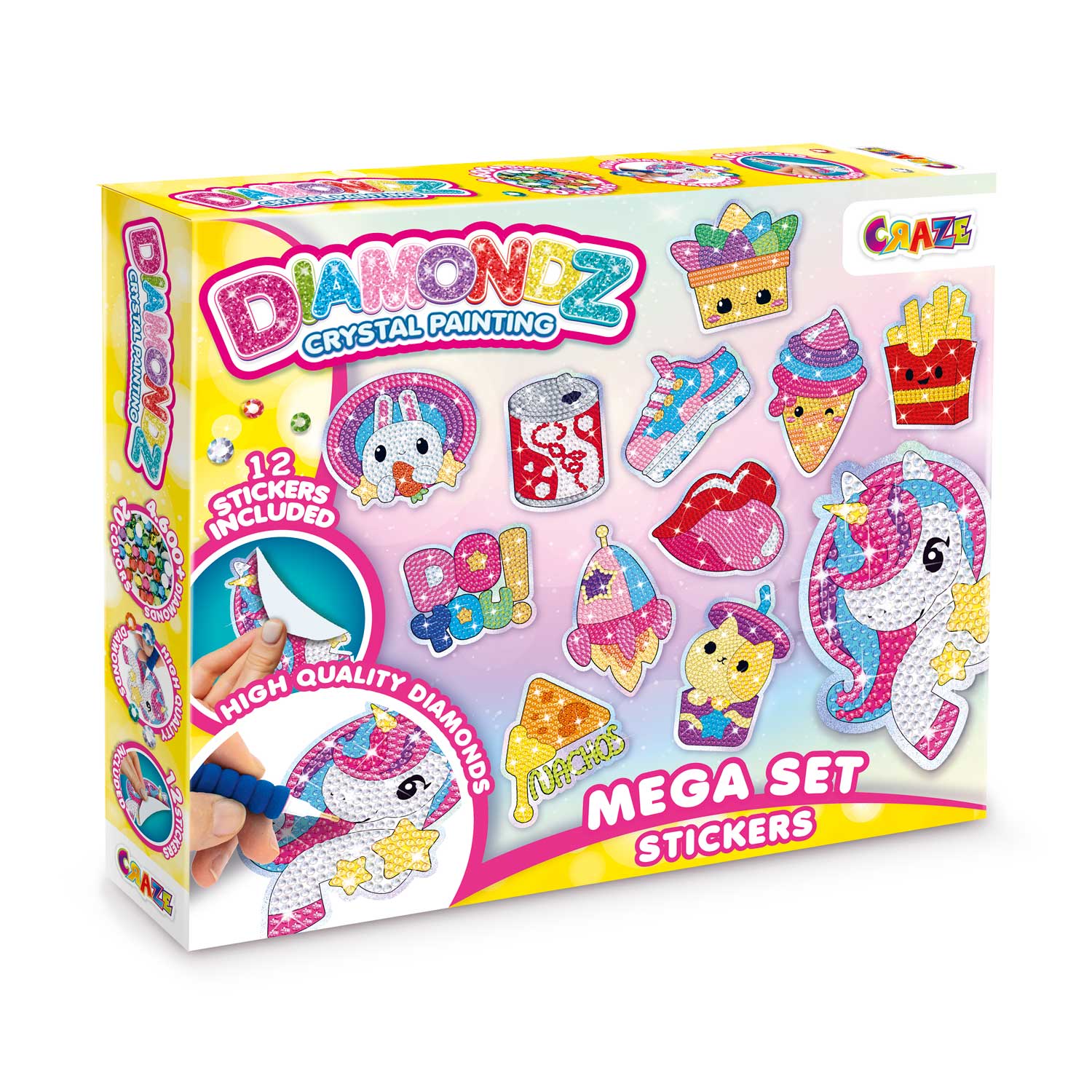 DIAMONDZ - Mega Set Stickers Fun Series – CRAZE TOYS